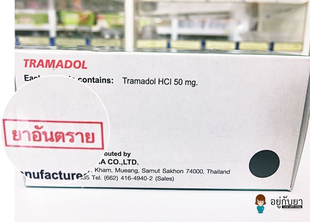 ยาทรามาดอล (Tramadol) แก้ปวดแคปซูลสีเขียวเหลืองกินเกินขนาดอาจตายได้